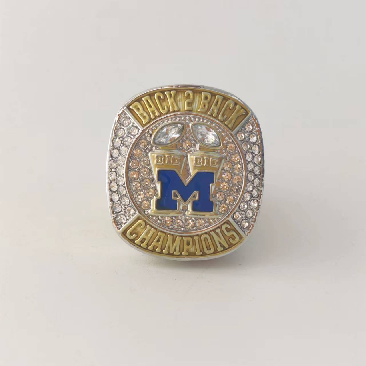 2023 Michigan Wolverines Mich-Again Back 2 Back Championship Ring - St ...