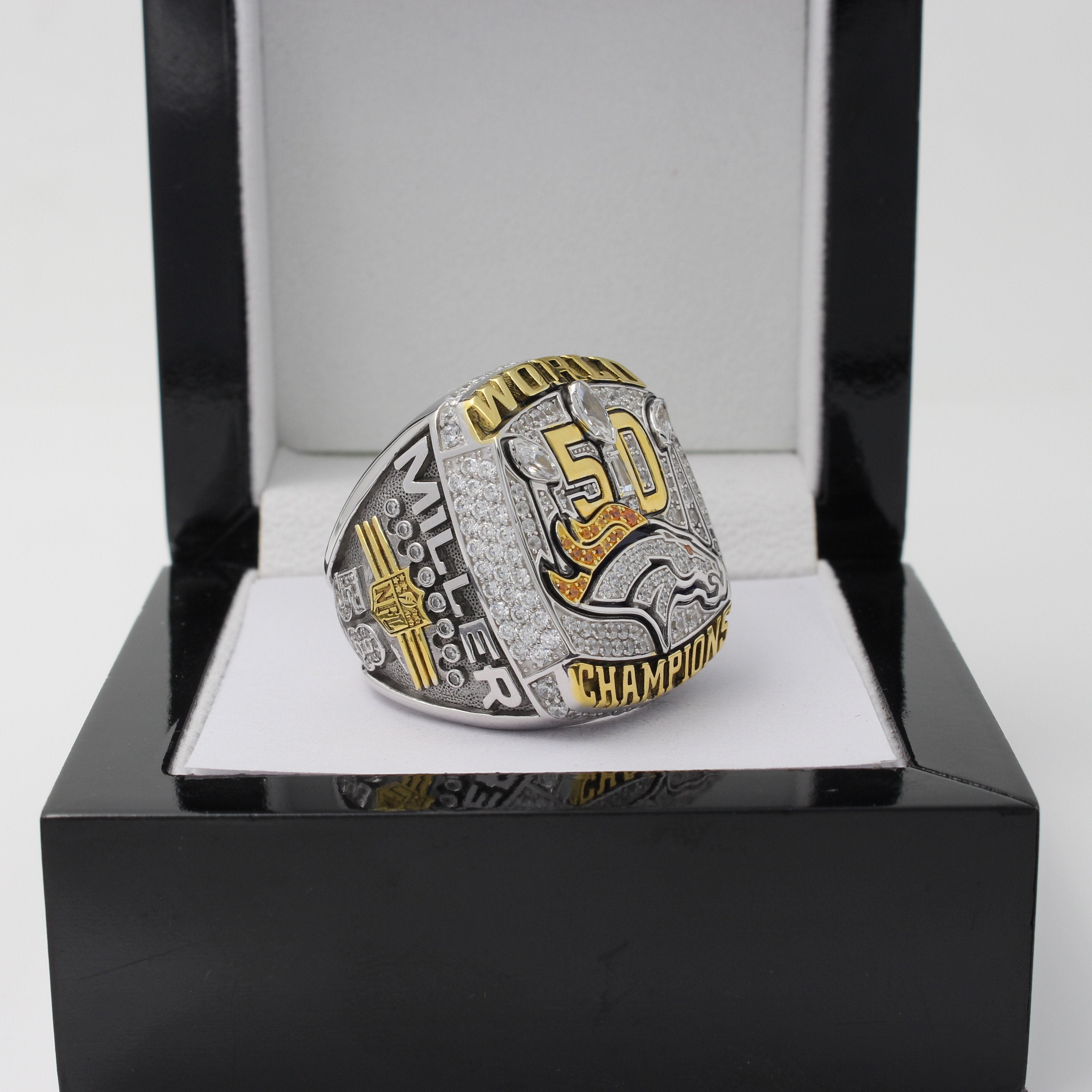 2015 Denver Broncos Super Bowl Ring - Ultra Premium Series ...