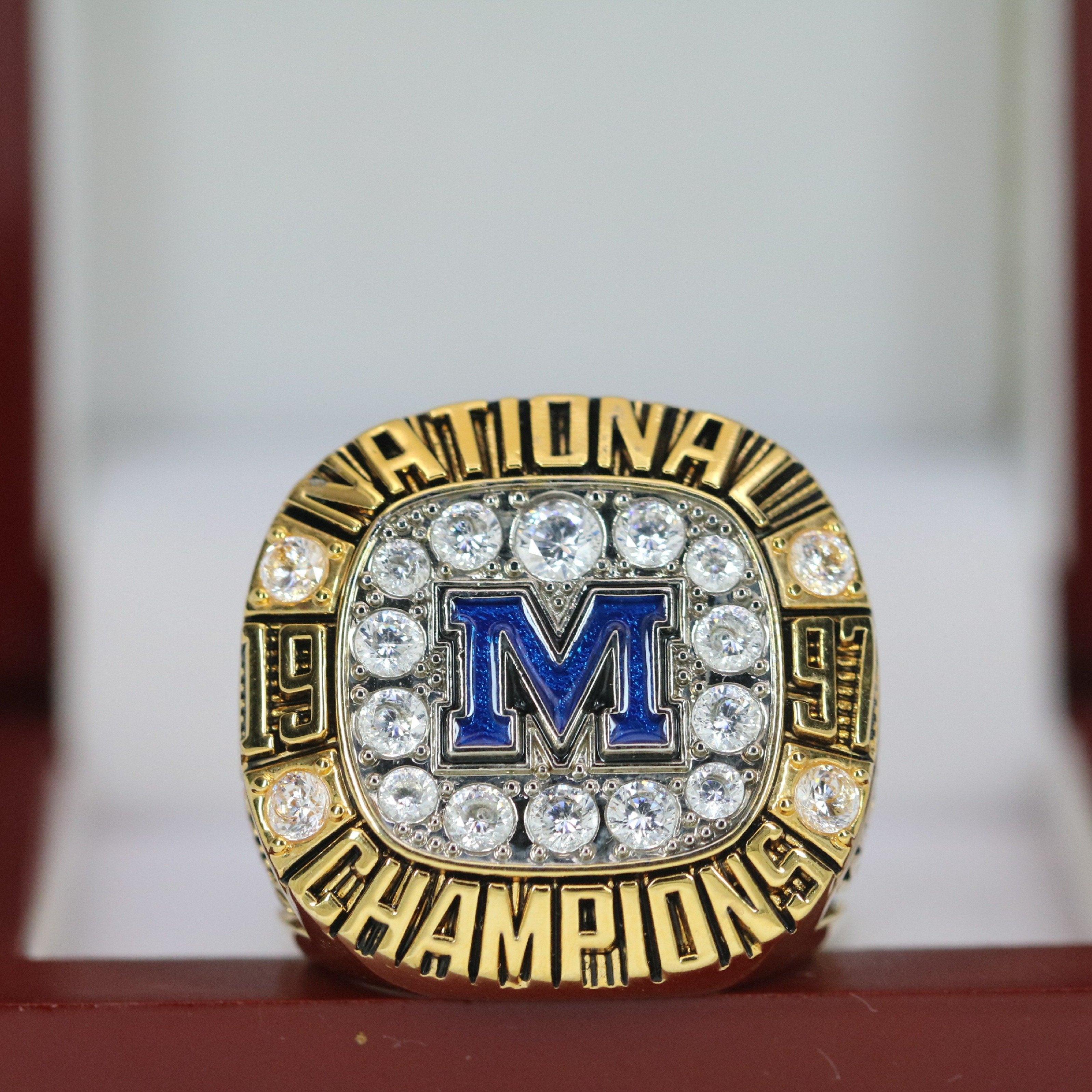 1997 Michigan Wolverines Football National Champions Ring - Premium Se ...